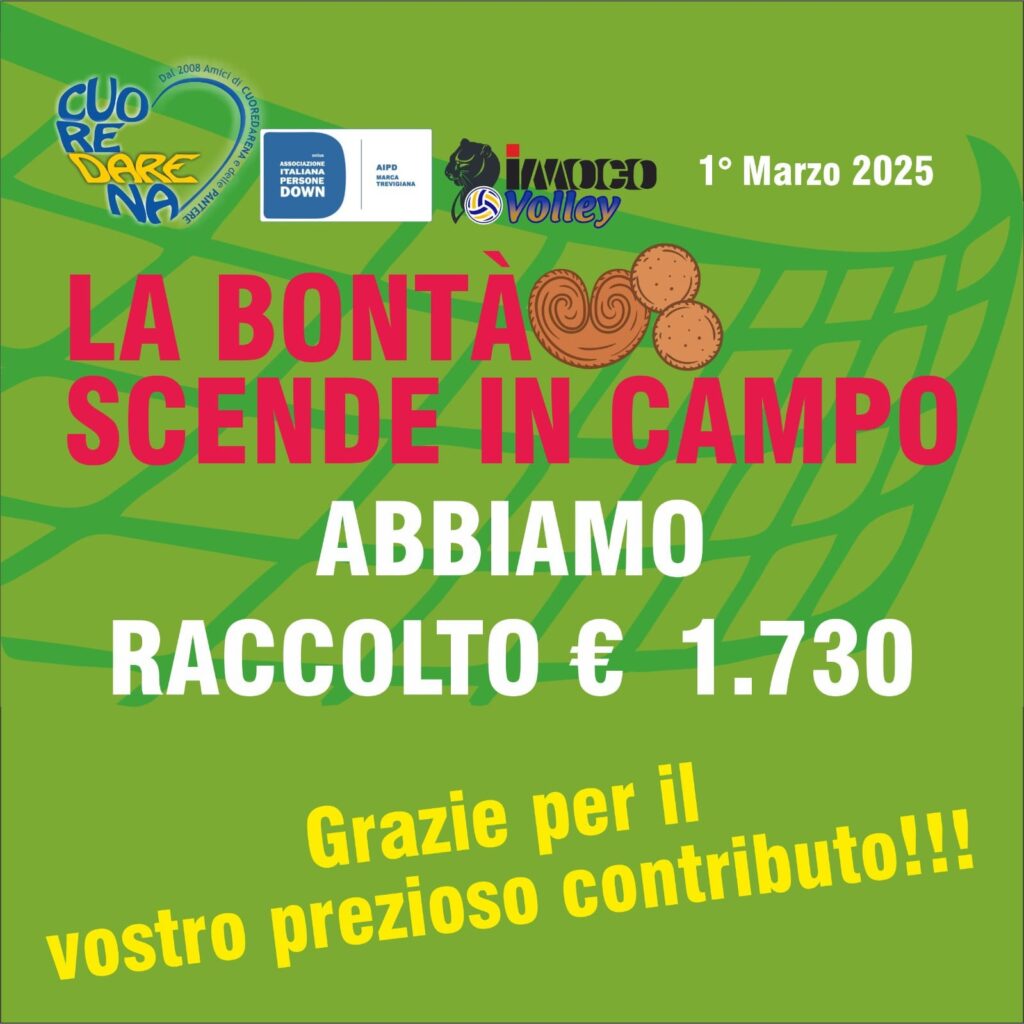SOCIAL DAY CUOREDARENA PER AIPD, LA GENEROSITA’ DEL PALAVERDE – Imoco ...